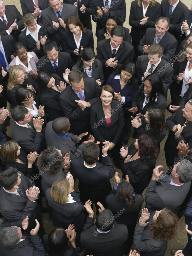Business people clapping — Stock Photo © londondeposit #33849485