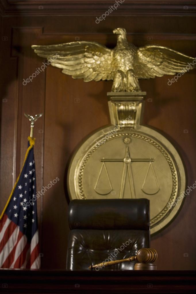 Empty courtroom — Stock Photo © londondeposit #33892277