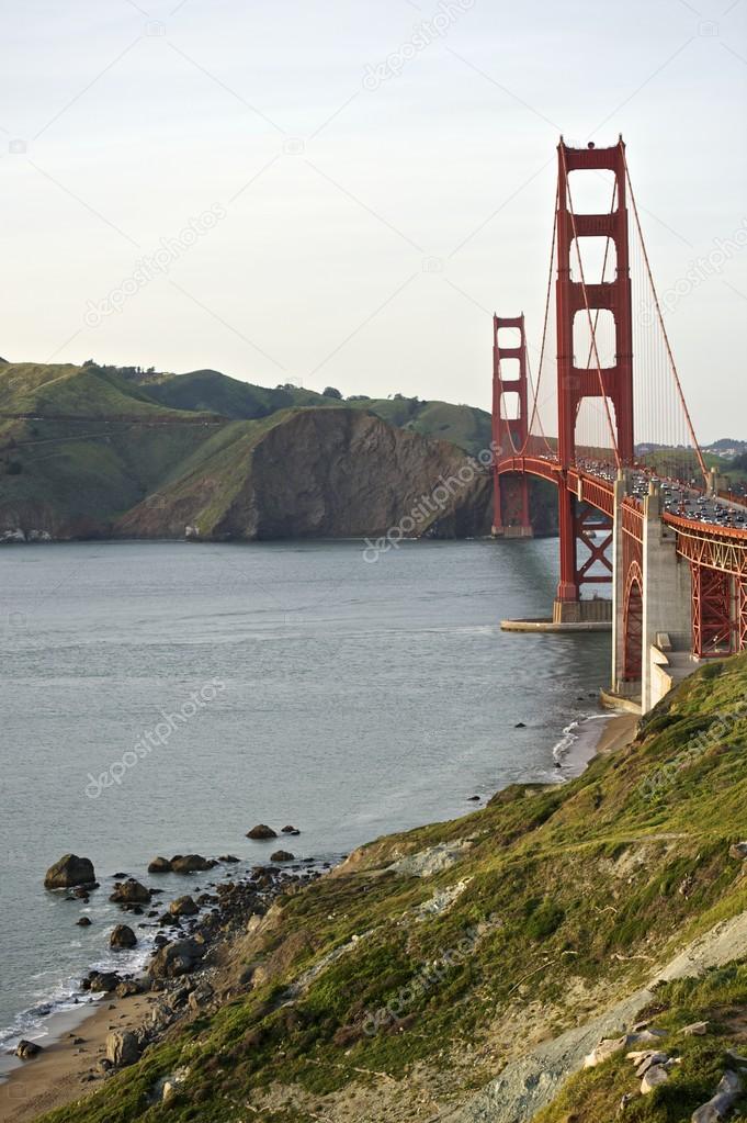 Curve of Golden Gate Bridge — Stock Photo © londondeposit #33988131
