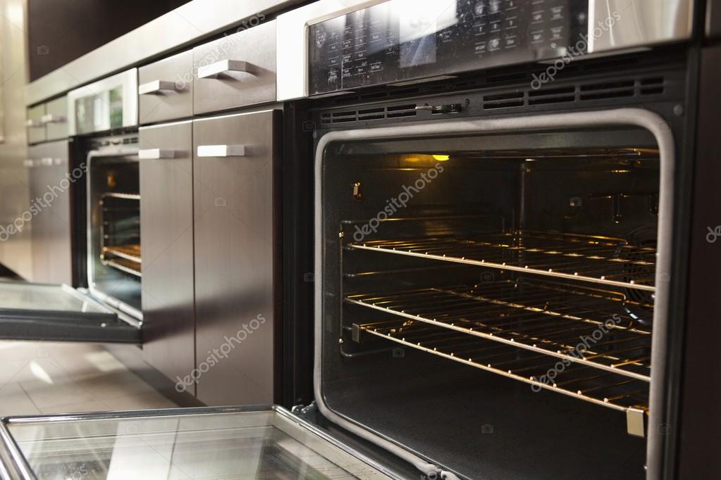 Empty Open Oven