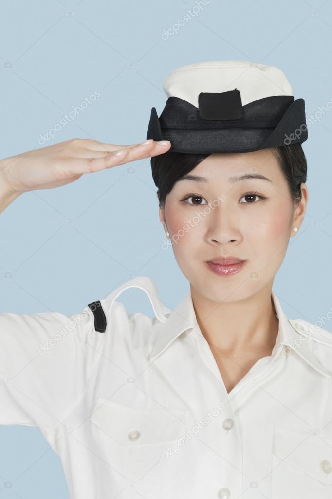 Navy officer saluting Stock Photo by ©londondeposit 34012911