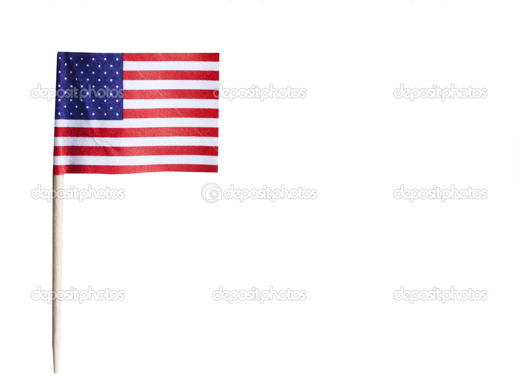 American flag in toothpick Stock Photo by ©londondeposit 34015375