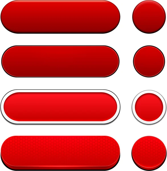 Red button Vector Art Stock Images | Depositphotos