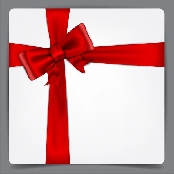 Paper sheet with red bow. Stock Vector Image by ©Maxborovkov #13991693