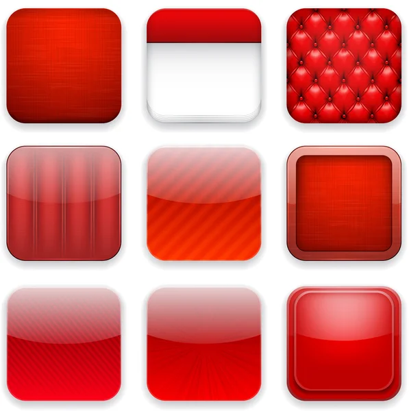 Square modern app template icons. — Stock Vector © Maxborovkov #10977739
