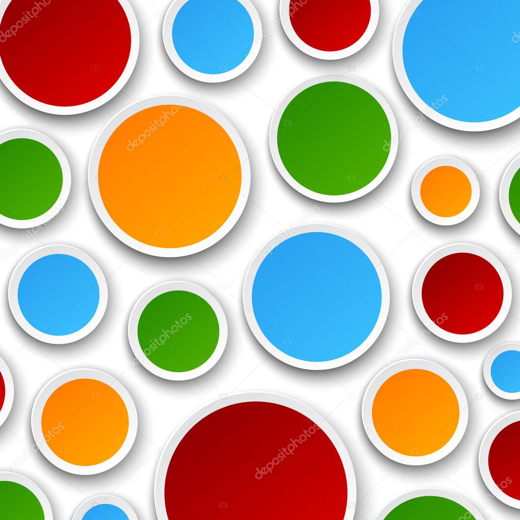 Paper colorful bubbles. Stock Vector Image by ©Maxborovkov #25618029