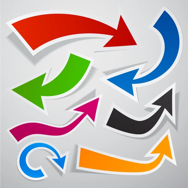 Paper arrows. Stock Vector Image by ©Maxborovkov #26526823