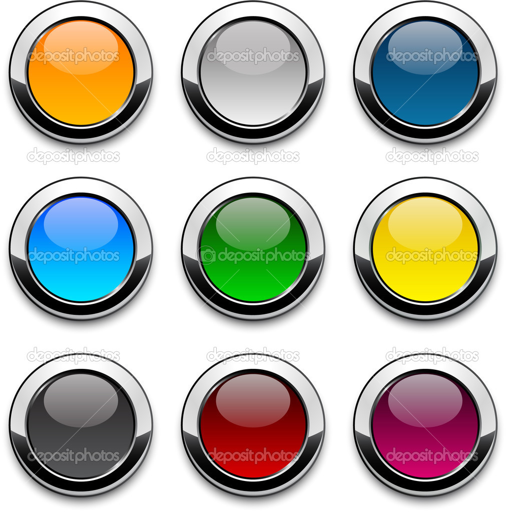 Round colorful icons. — Stock Vector © Maxborovkov #28964791