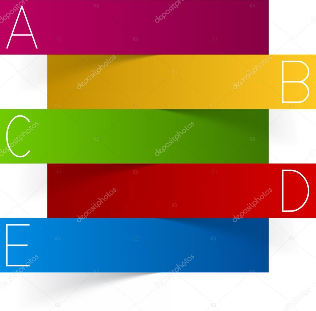 Infographics paper design. Stock Vector by ©Maxborovkov 28964799