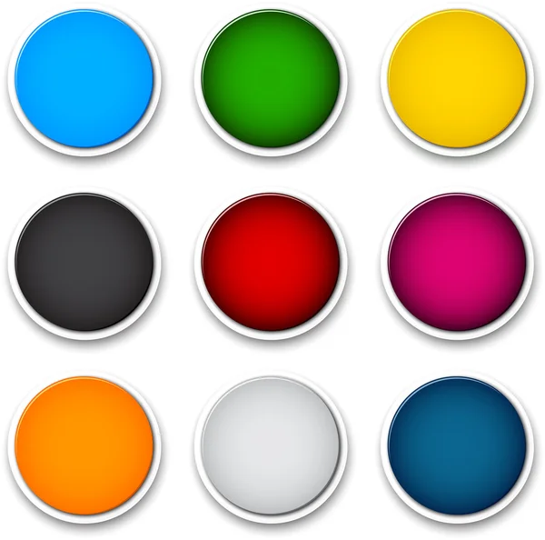 Blank colorful banners Stock Vector by ©Maxborovkov 46707553