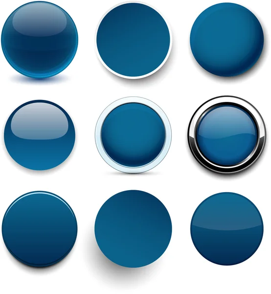 Dark blue icons Vector Art Stock Images | Depositphotos