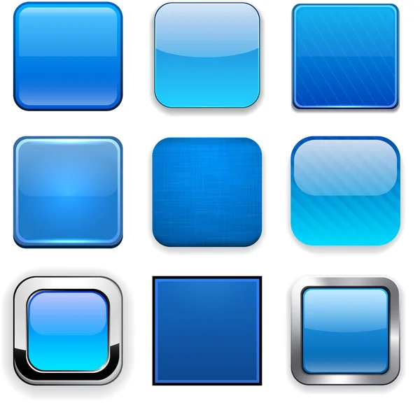 Square modern app template icons. — Stock Vector © Maxborovkov #10977739
