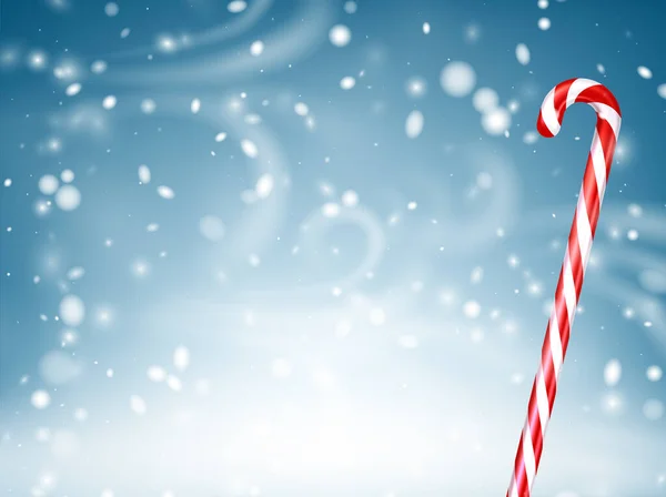 Hanging White Red Candy Canes Golden Firework Background Vector Holiday ...