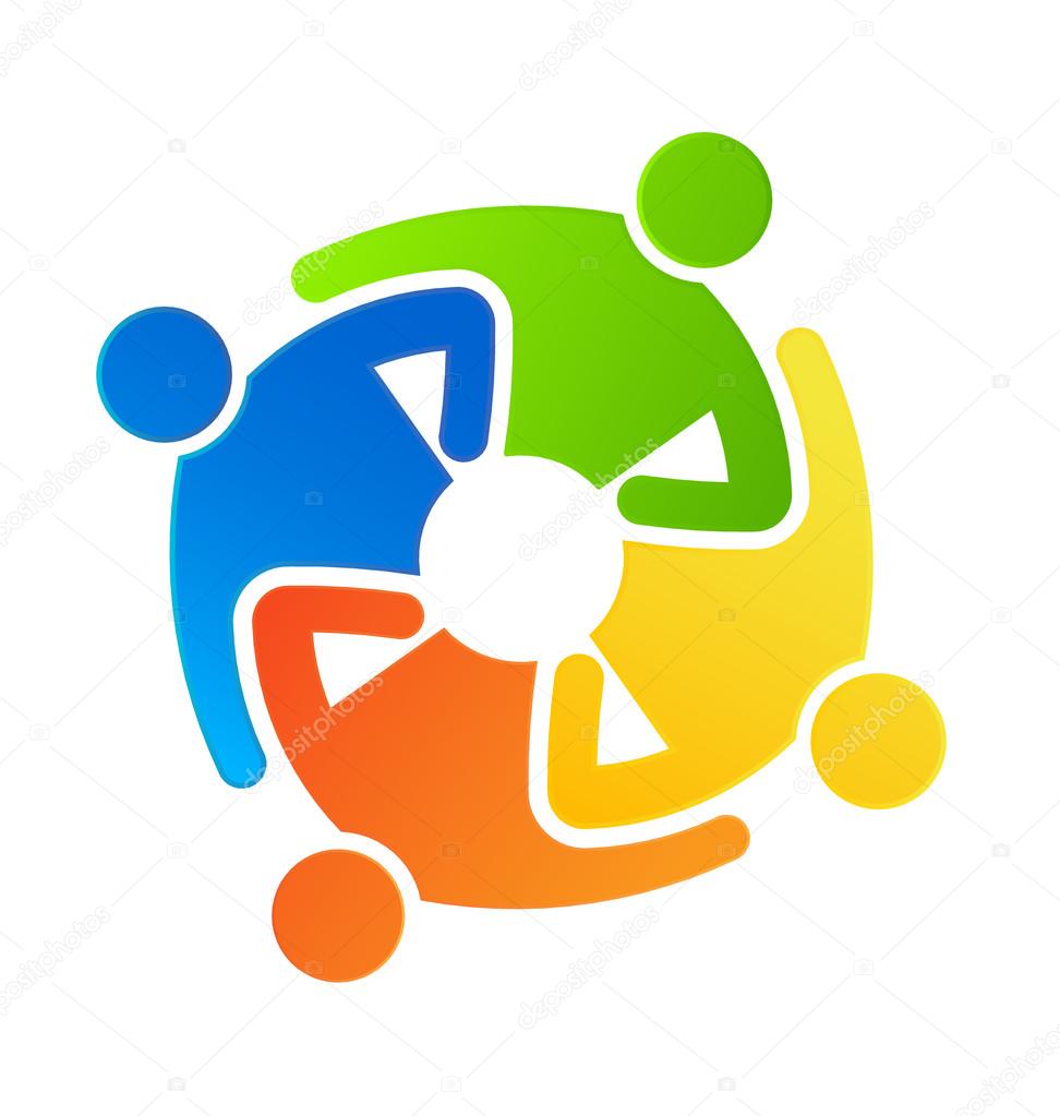 Teamwork together 4 Stock Vector Image by ©deskcube #21680639