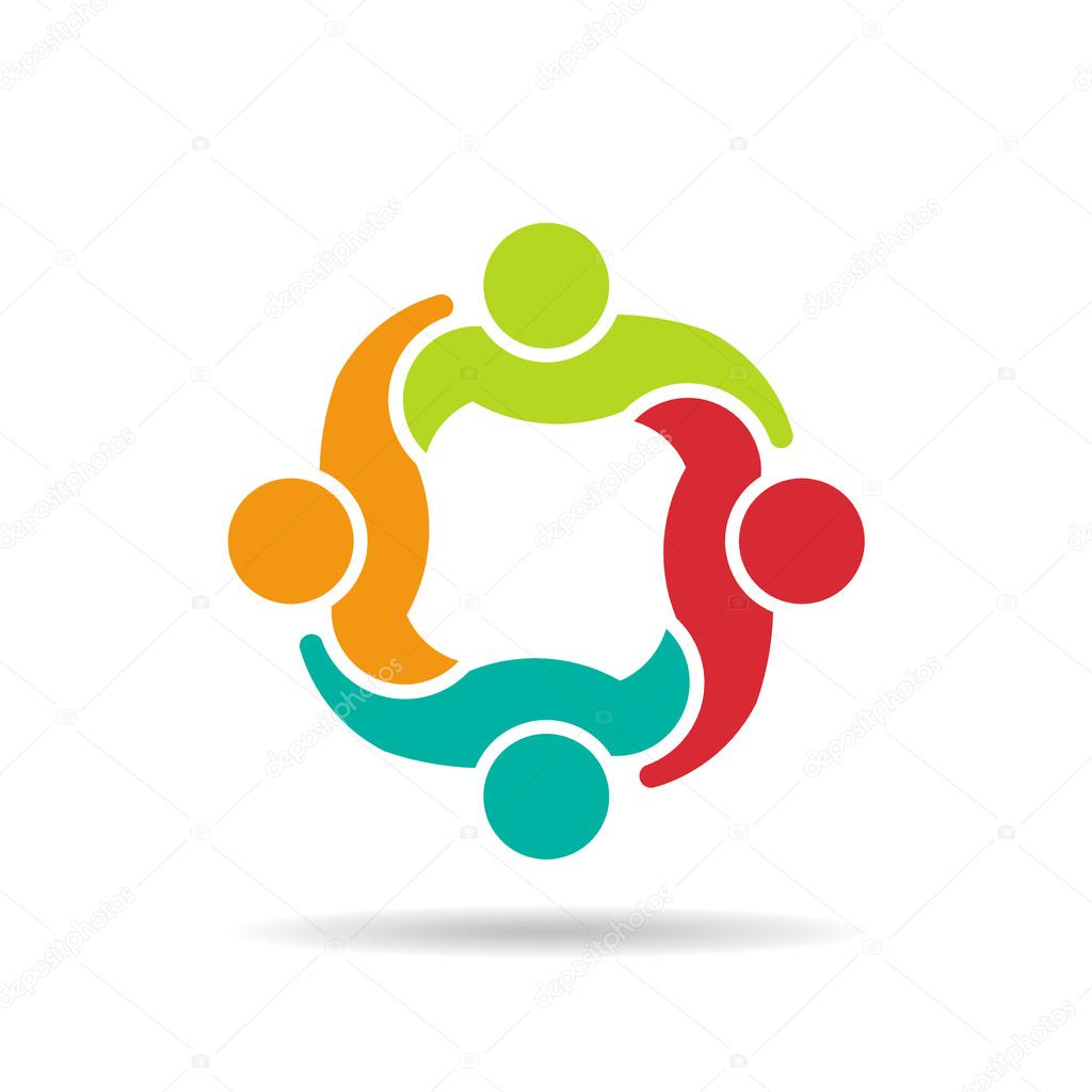 Team 4 council.Concept group of people logo Stock Vector Image by ...