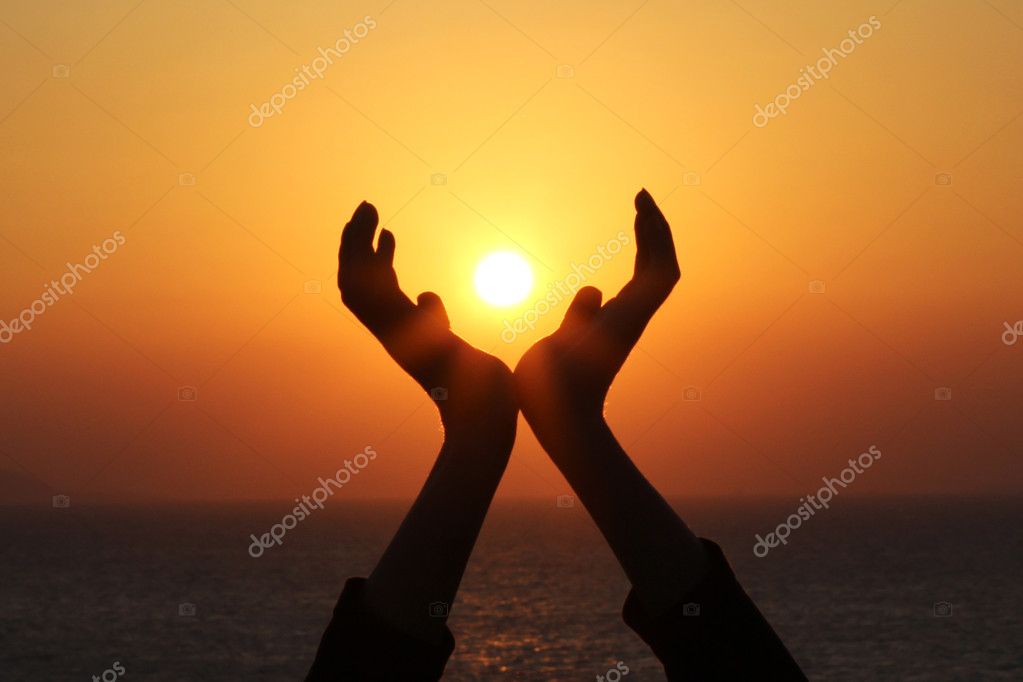 Holding Hands Sunrise