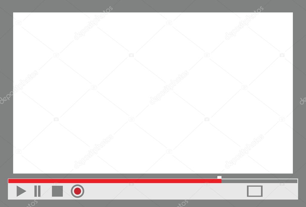 Video player menu Stock Vector Image by ©mtkang #23057316