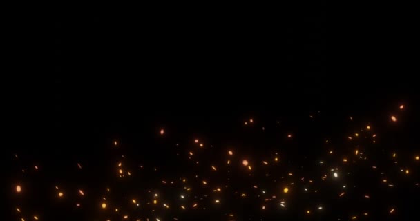 Render Flying Fire Embers Video Overlay Effect War Burning Scene Stock ...