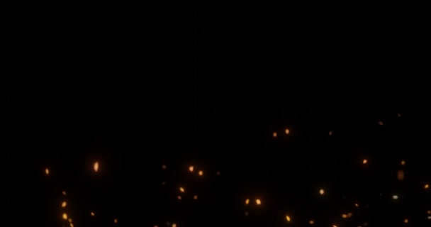 Fire Embers Sparks Flying Air Video Overlay Effect — Stock Video ...