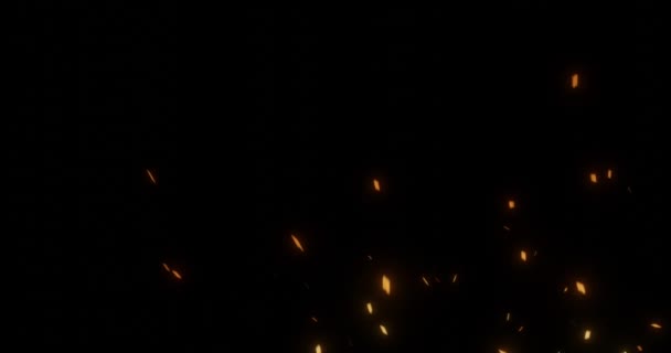 Render Flying Fire Embers Video Overlay Effect War Burning Scene Stock ...