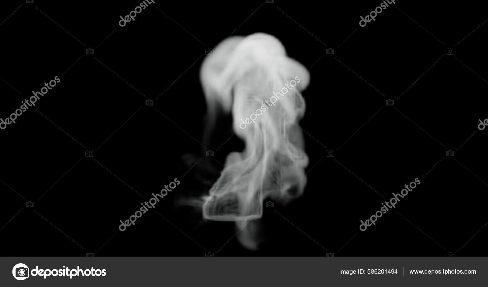 Renderizado Vapor Caliente Textura Humo Para Manipulación Relacionada ...