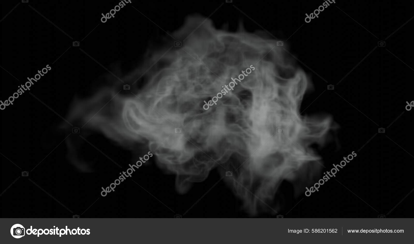 Render Hot Steam Smoke Texture Food Related Manipulation — Stock Photo ...