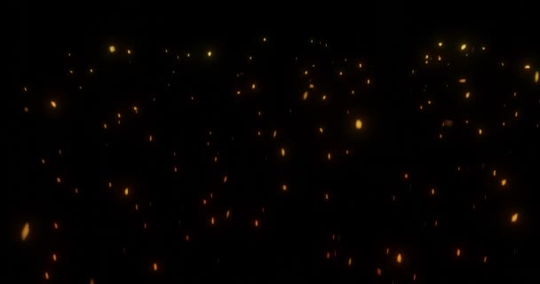 Render Flying Fire Embers Video Overlay Effect War Burning Scene ...