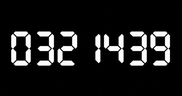 Render Counting Numbers Digital Clock Timer Busy Long Hour Concept ...