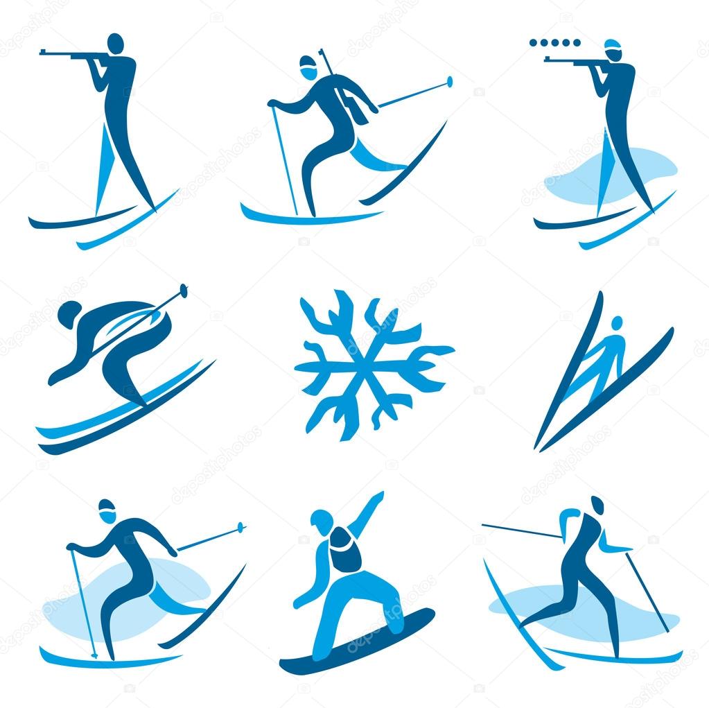 Winter Olympic Sports 2022 Icons