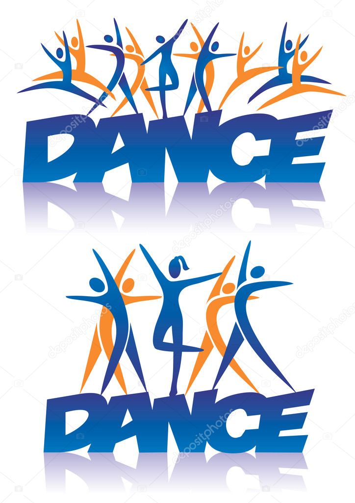 Word Dance with Dance icons — Stock Vector © chachar #51652455
