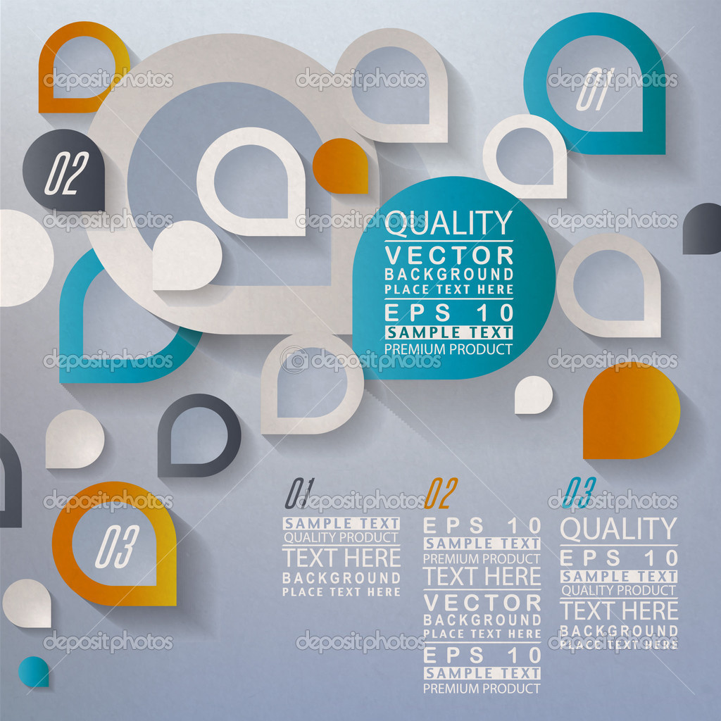 Abstract 3D Paper Graphics Stock Vector Image by ©Vikasuperstar #23690529