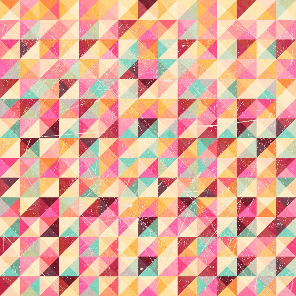 Retro pattern of geometric shapes Stock Vector Image by ©Vikasuperstar ...