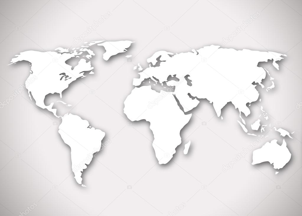 Image of a stylized world map Stock Photo by ©Shad.off 21553781