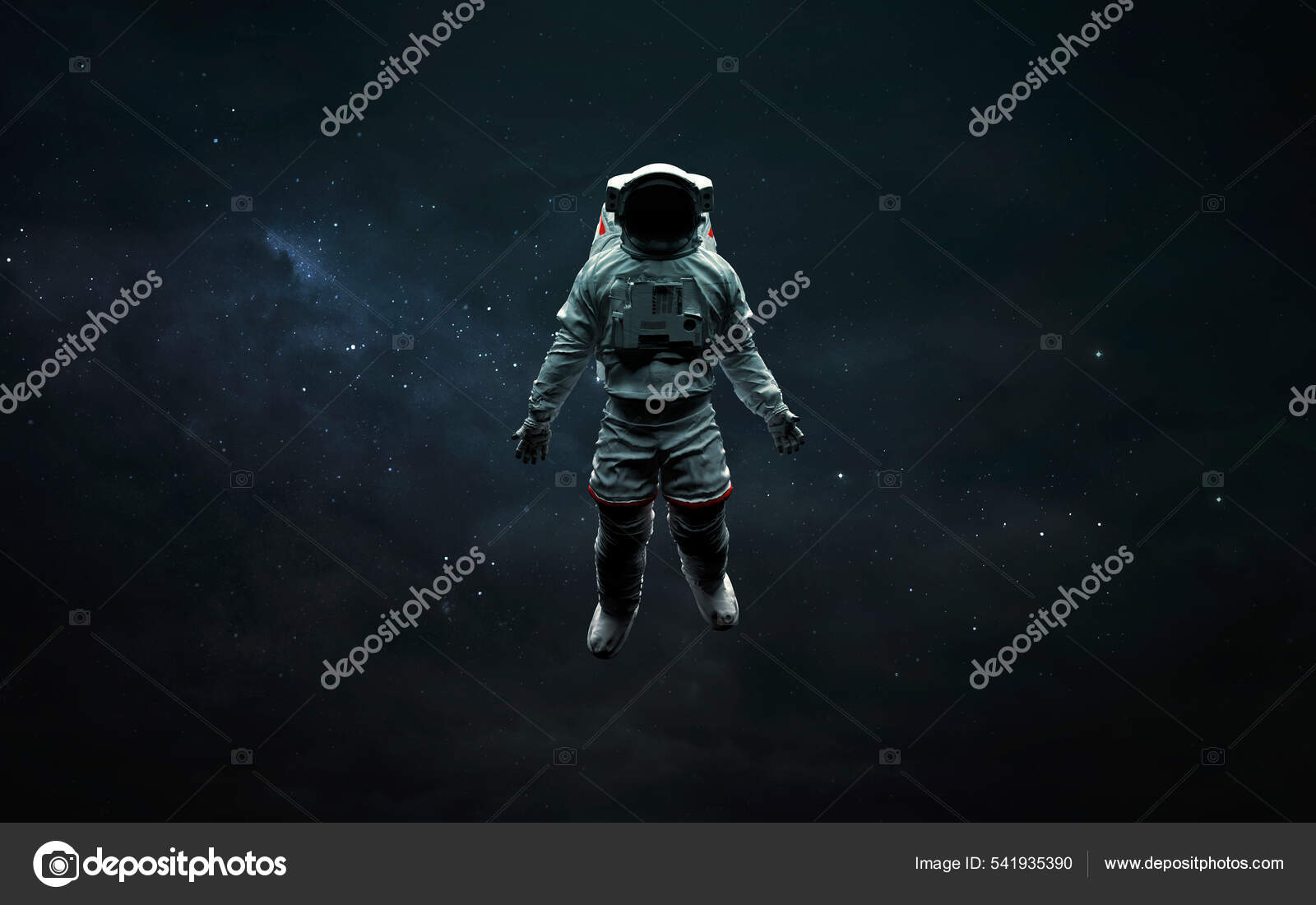 Astronaut Spacewalk Deep Space Sci Art Elements Image Provided Nasa ...