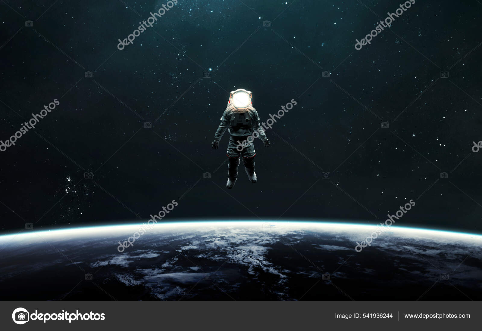Realistic Astronaut Art