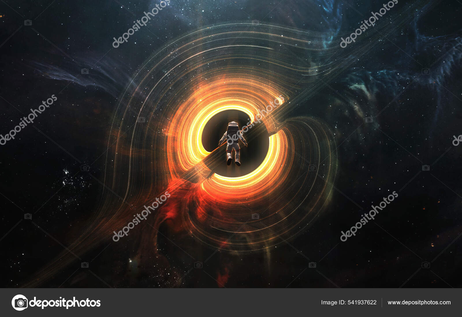 Astronaut Looking At Horizon