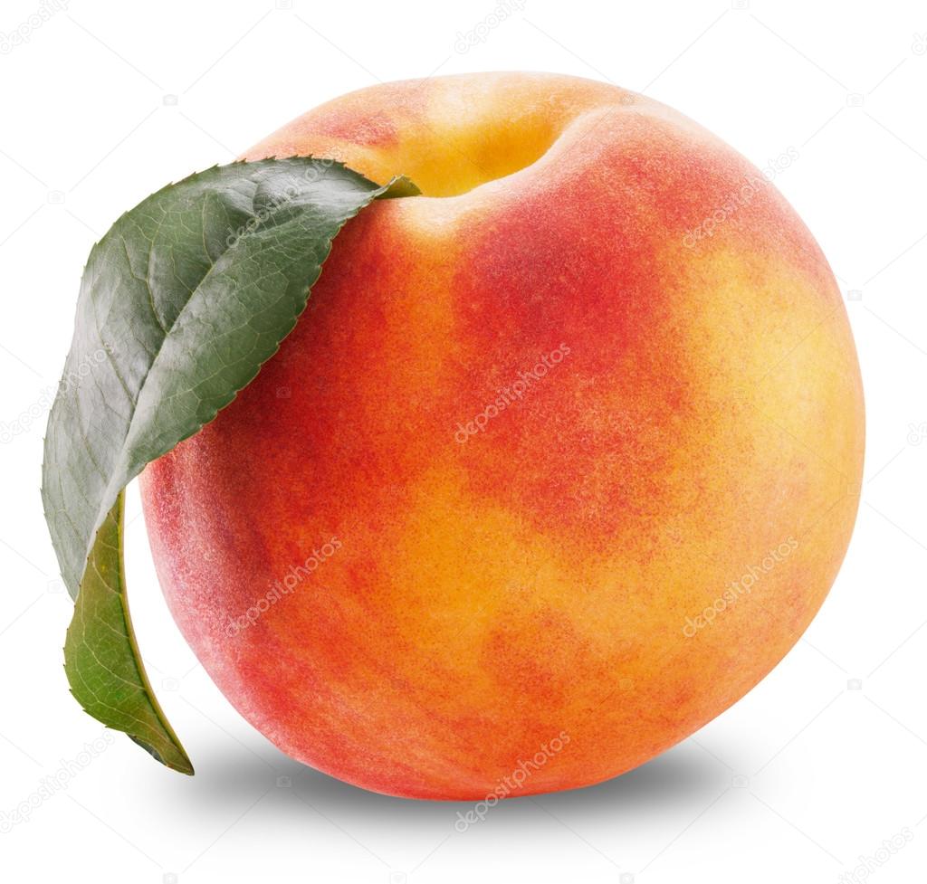 Ripe peach — Stock Photo © Telesh #28455741