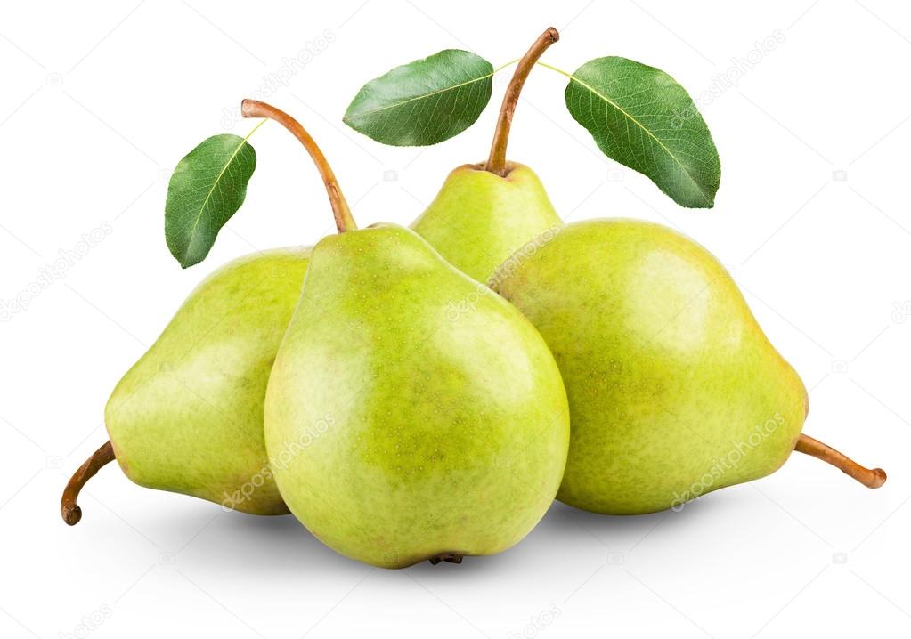 Pears isolated ⬇ Stock Photo, Image by © Telesh #49668021