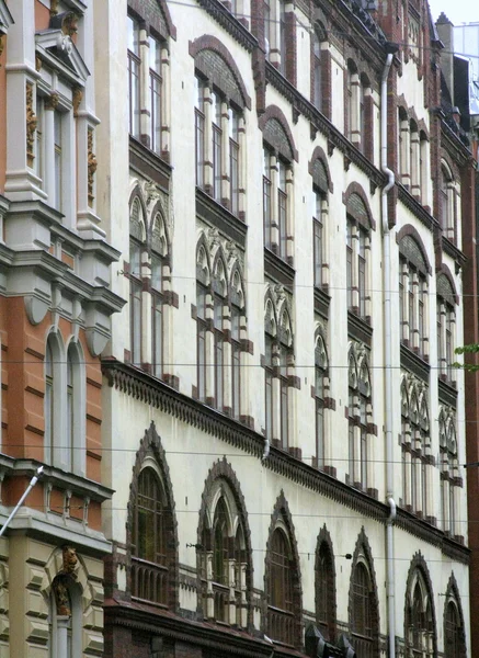 Stucco building 1940s exterior red awning city street Stock Photos ...