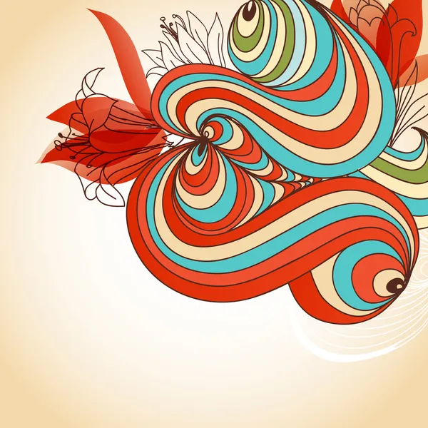 Vector floral background Stock Vector Image by ©Danussa #12732345