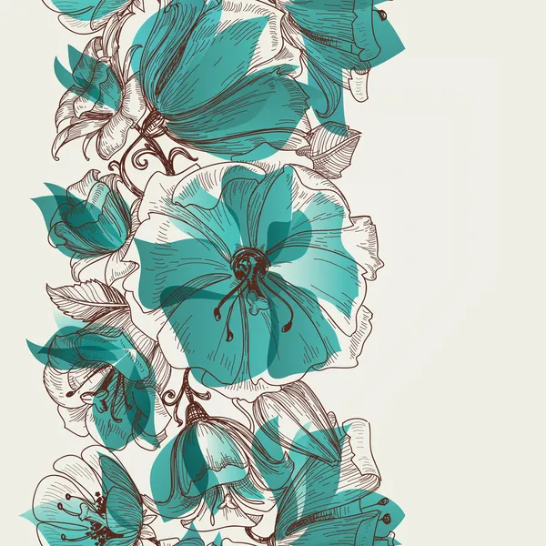 Clip Art De Flor Turquesa Acuarela Flores Clipart Azul Turquesa Floral