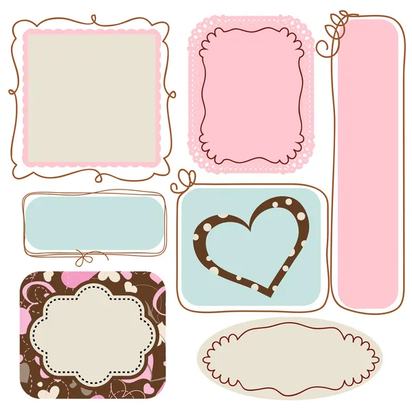 Doodle frames collection ⬇ Vector Image by © Danussa | Vector Stock 5433275
