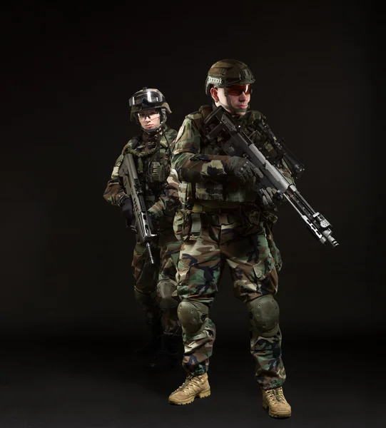 NATO soldier in full gear. Stock Photo by ©Shell114 42321647