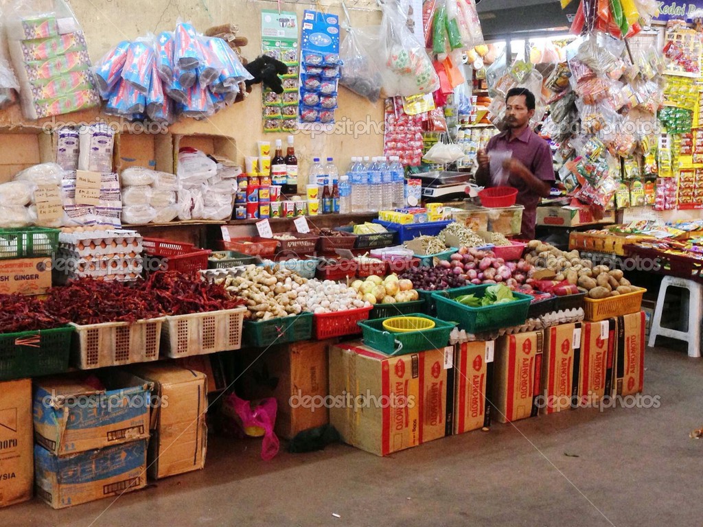 SEREMBAN - SEP 15: Malaysian selling various kind of spice, vegetables ...