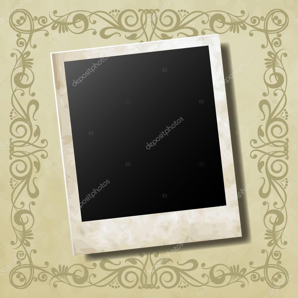 Photo card Stock Vector Image by ©Hydognik #12848451