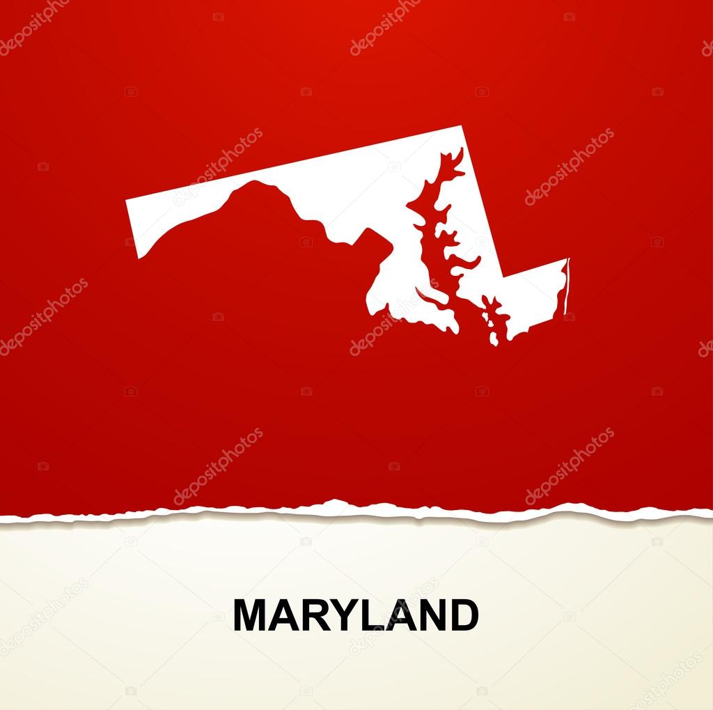 Maryland mapa vector fondo Vector de stock por ©Hydognik 47427843