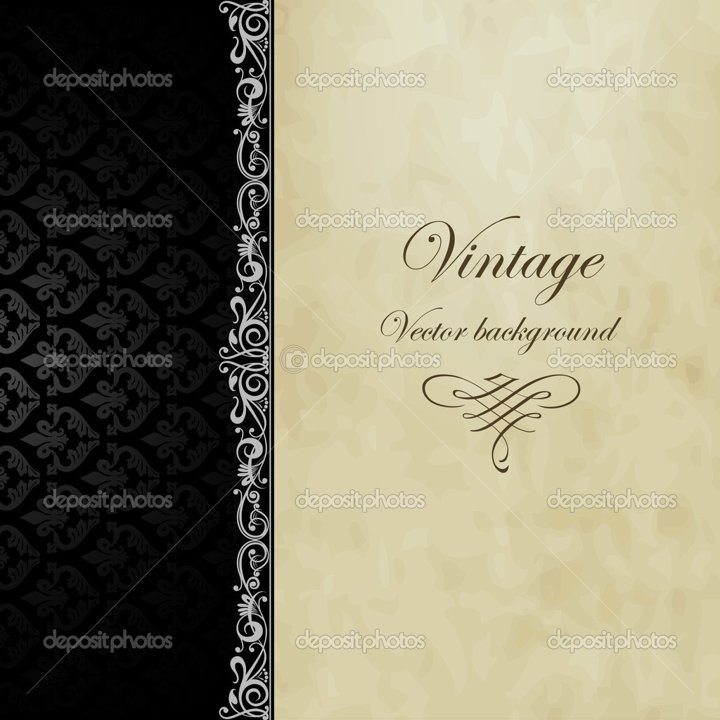 Vintage vector background Stock Vector by ©Hydognik 47780723