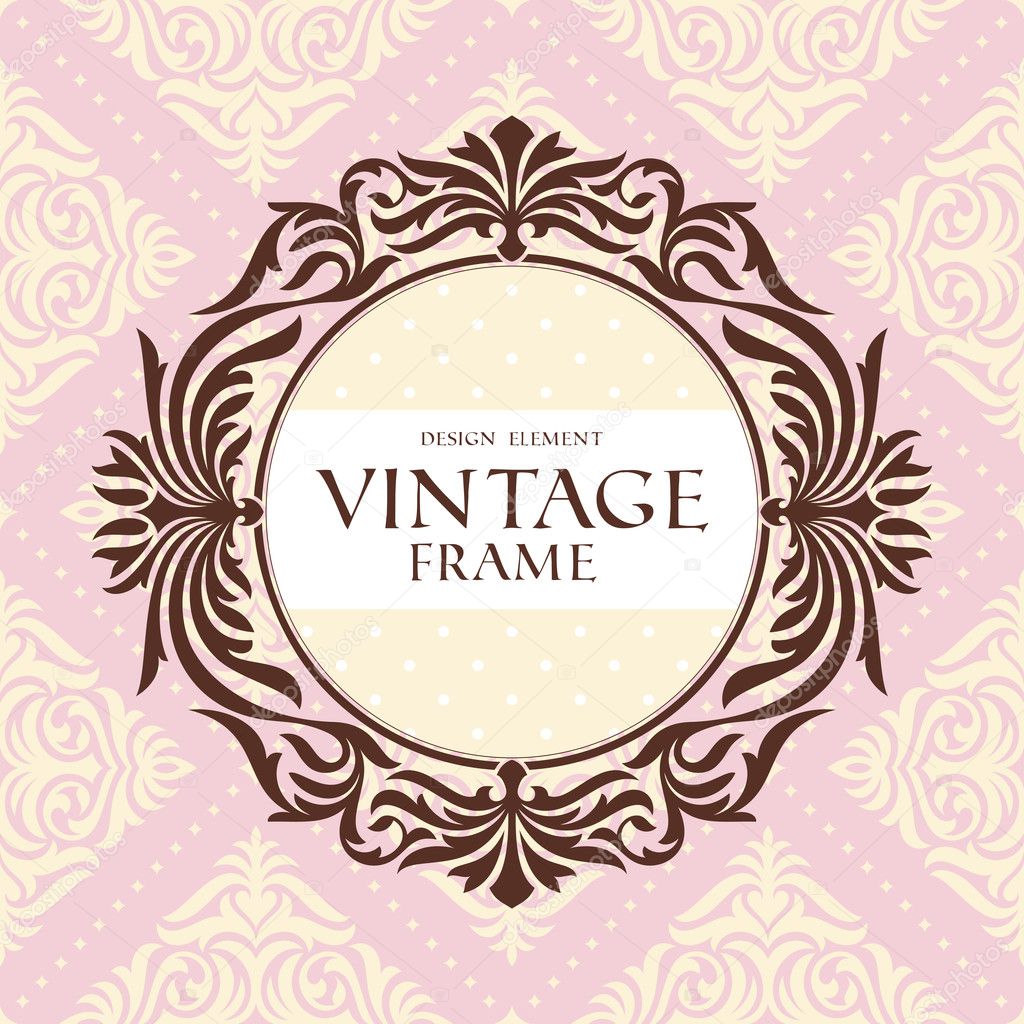Vintage floral frame Stock Vector Image by ©SelenaMay #21470715