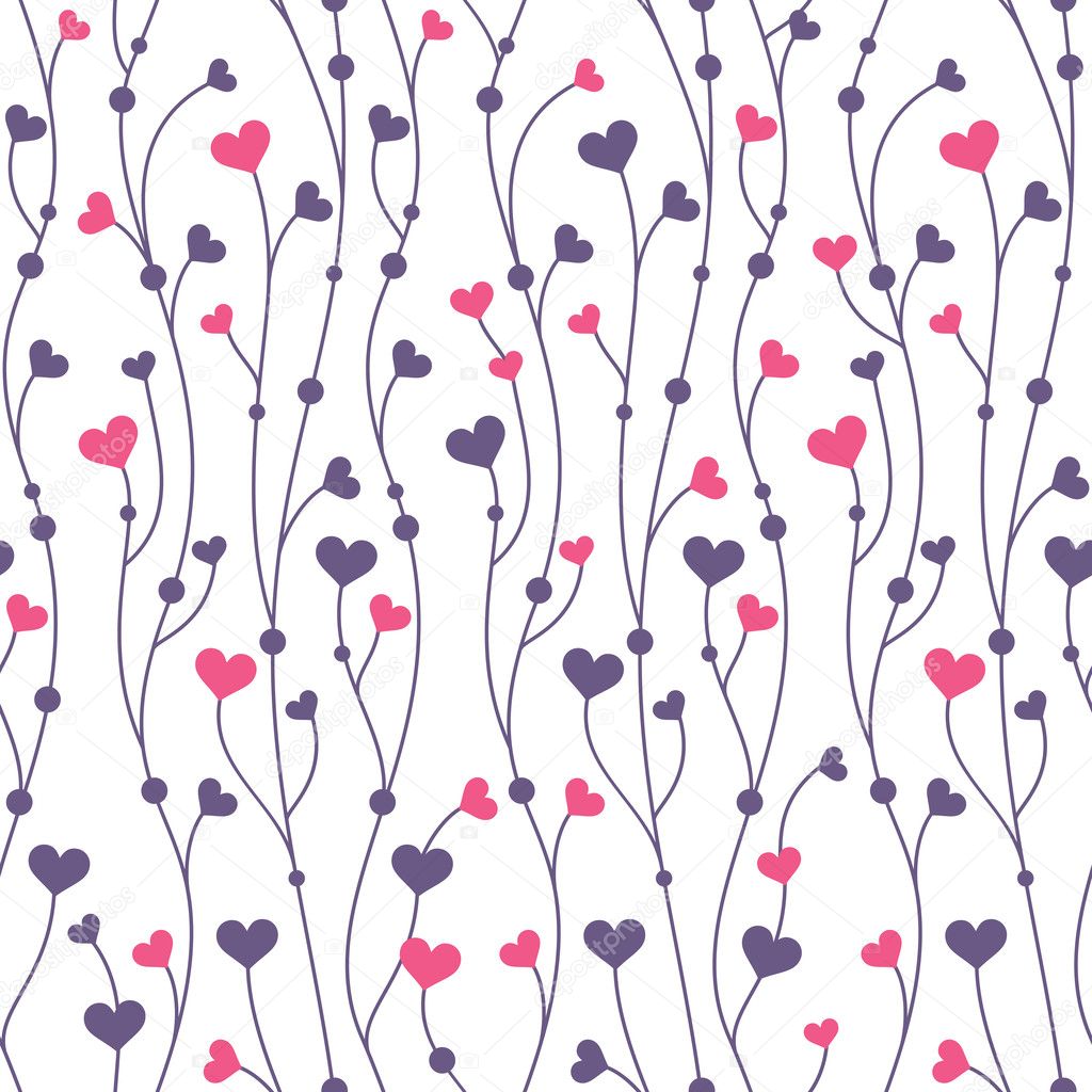 Pattern background with hearts — Stock Vector © SelenaMay #30011233