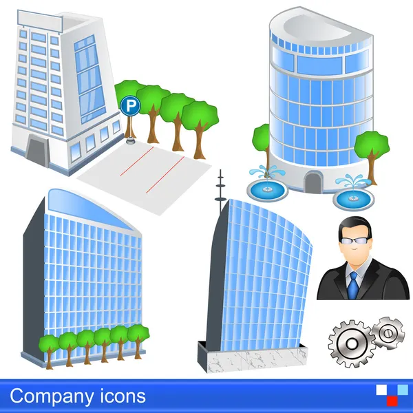 Corporation Building Clipart